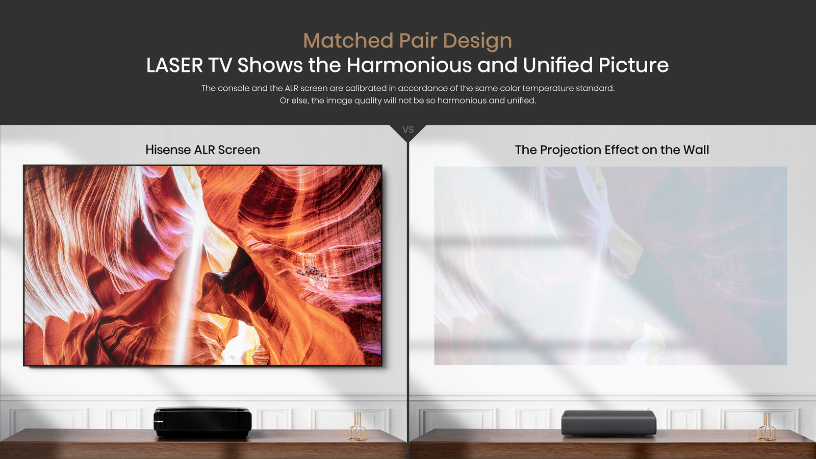 Hisense 100" Ultra High-Definition Ambient Light Rejecting projector S